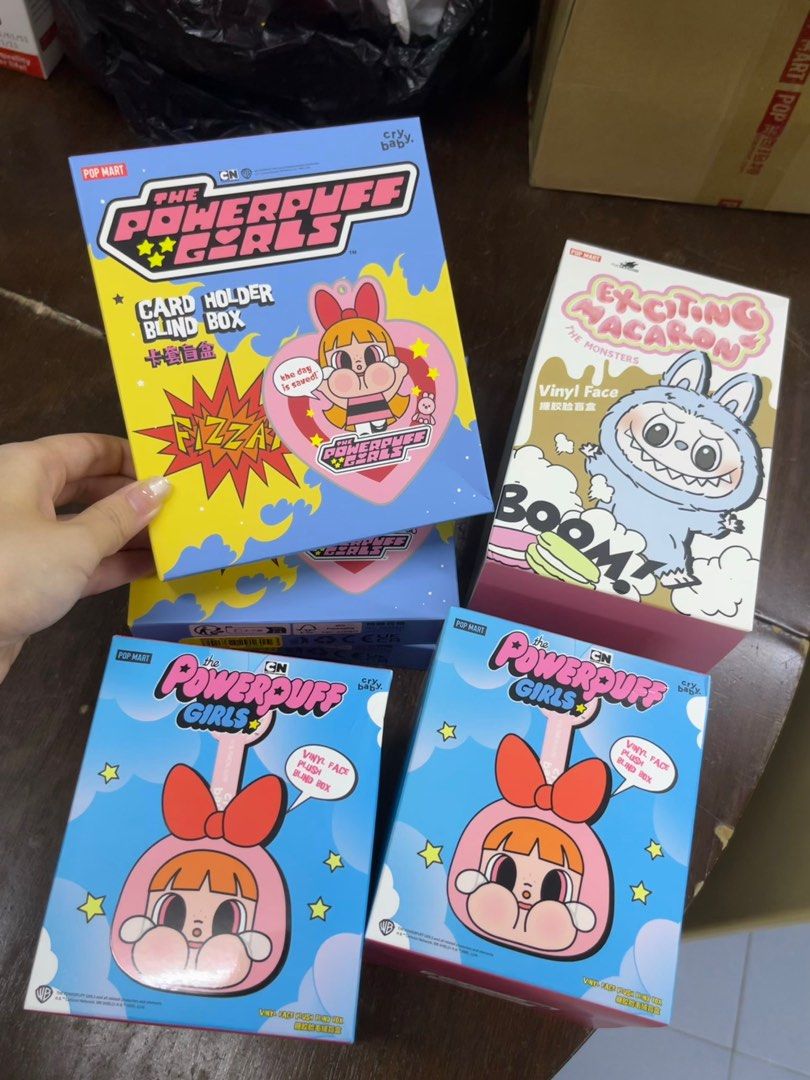 Popmart crybaby x PPG keychain&cardcase, Hobbies & Toys, Collectibles ...