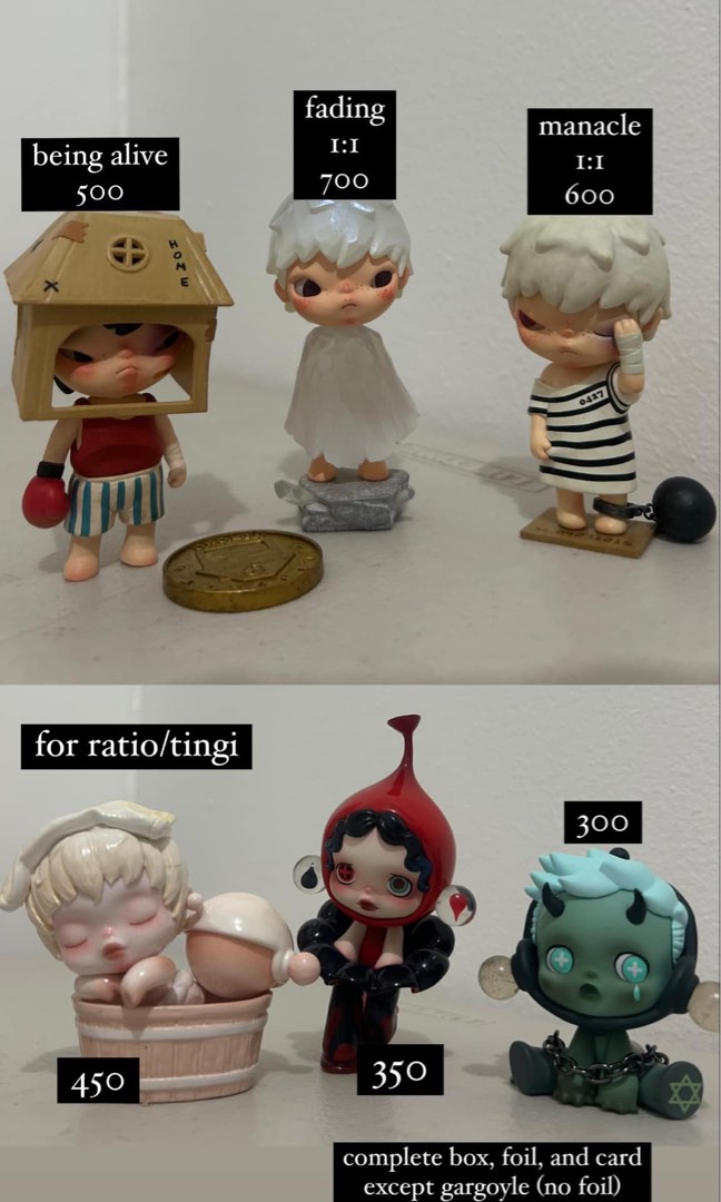 POPMART Hirono "Fading", Skullpanda, Hobbies & Toys, Toys & Games on ...