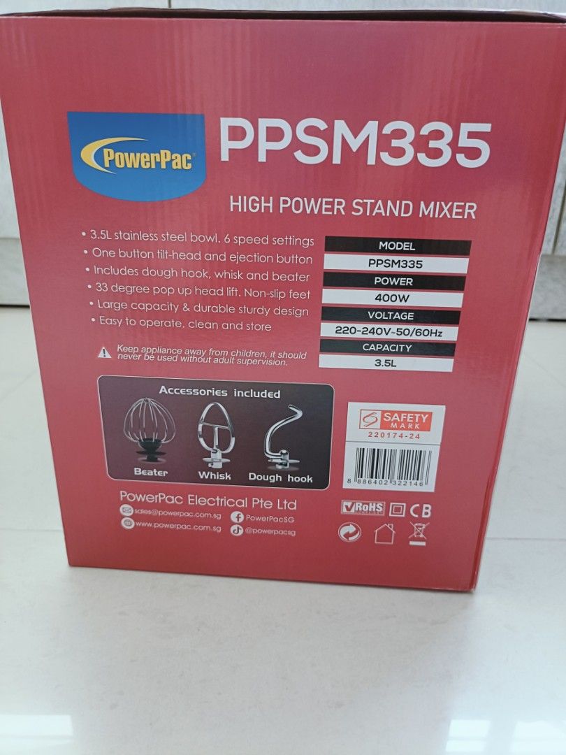 Powerpac stand mixer, TV & Home Appliances, Kitchen Appliances, Hand ...