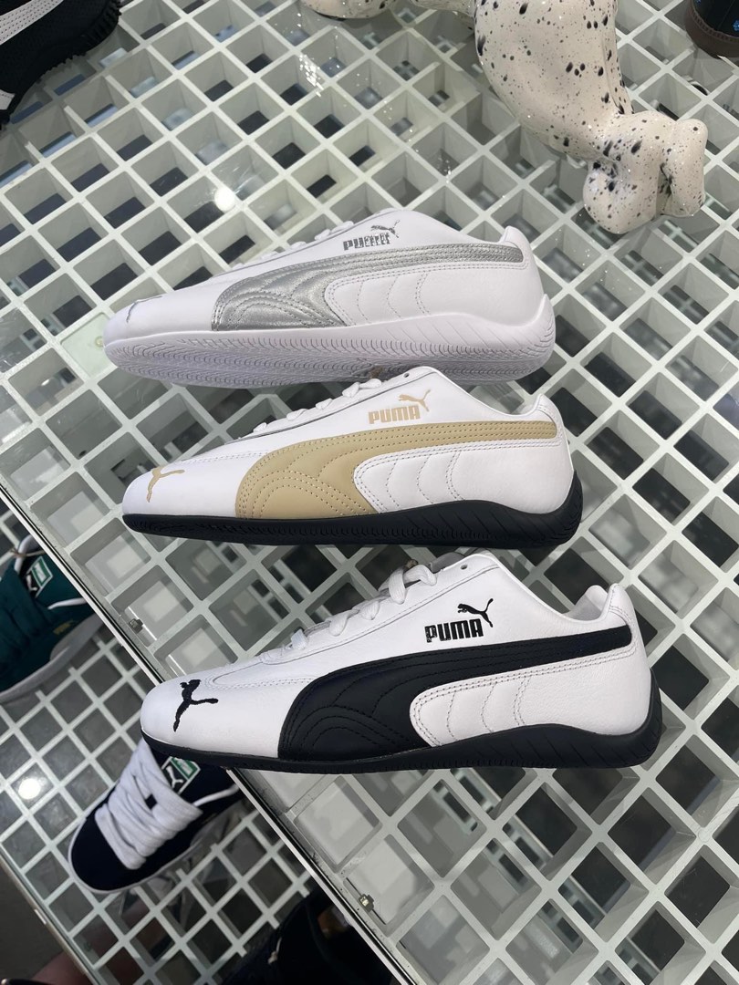 Puma Speedcat Leather White Silver/ White Toasted Almond/ White Black ...