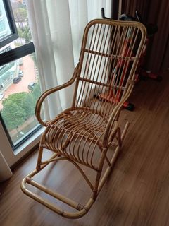 Urban Classic Rattan Rocking Chair | Kerusi Malas Kayu Rotan Klasik ...