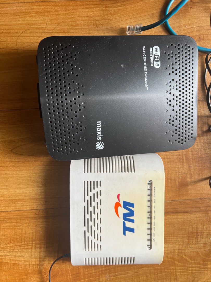 Router TM and Maxis Home Fibre, Computers & Tech, Parts & Accessories ...