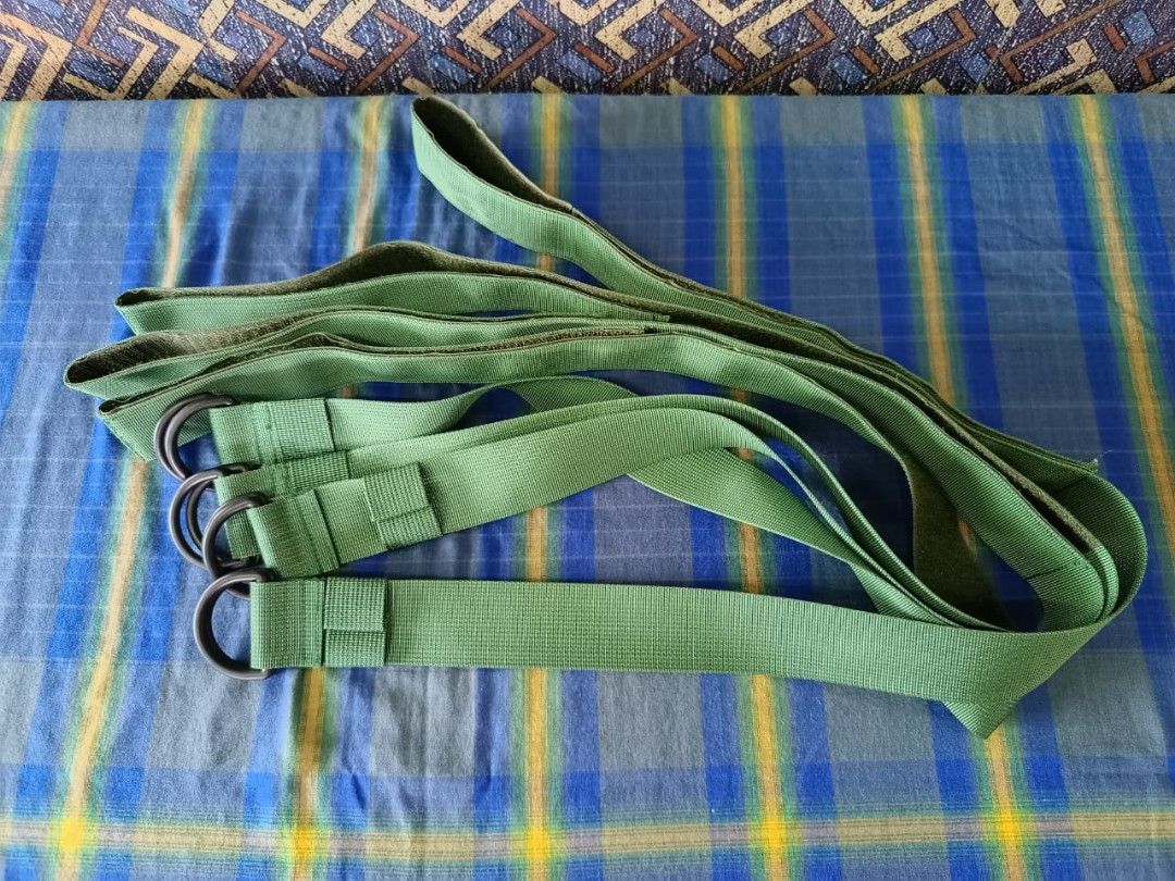 SAF army straps for gasmask pouch, Men's Fashion, Bags, Backpacks on ...