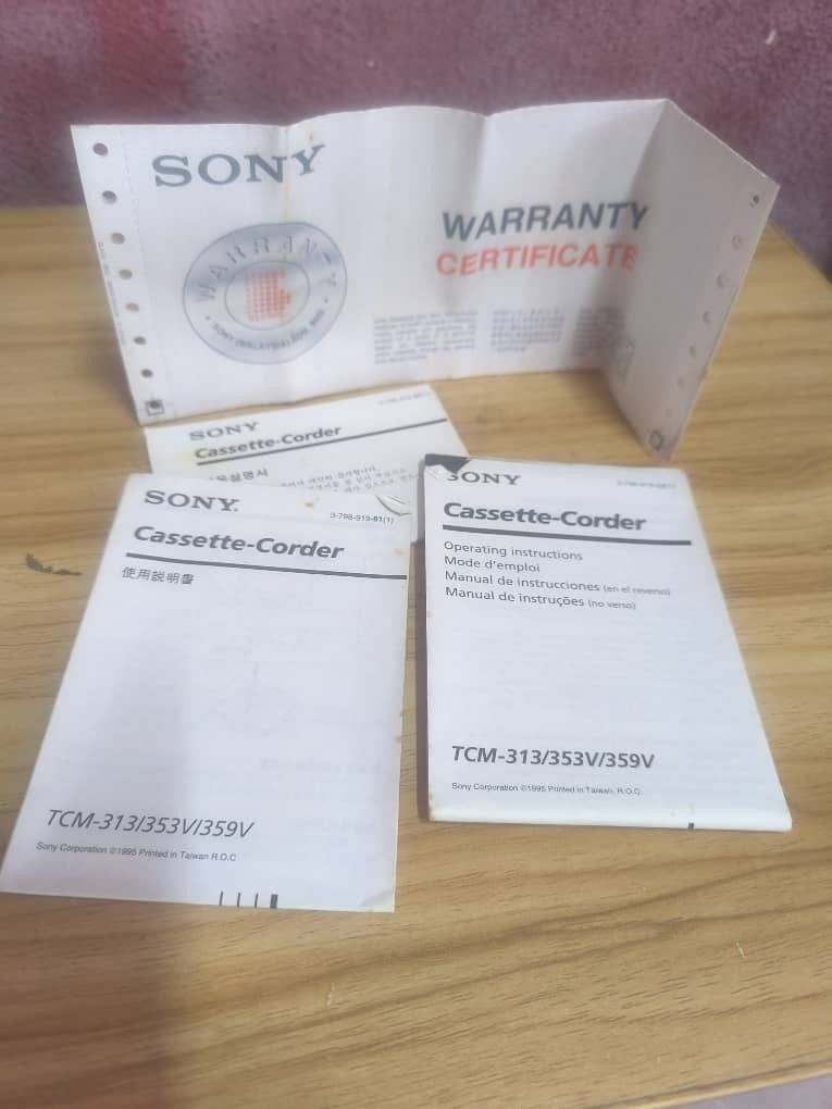 SONY KASET RECORDER, Hobbies & Toys, Collectibles & Memorabilia ...