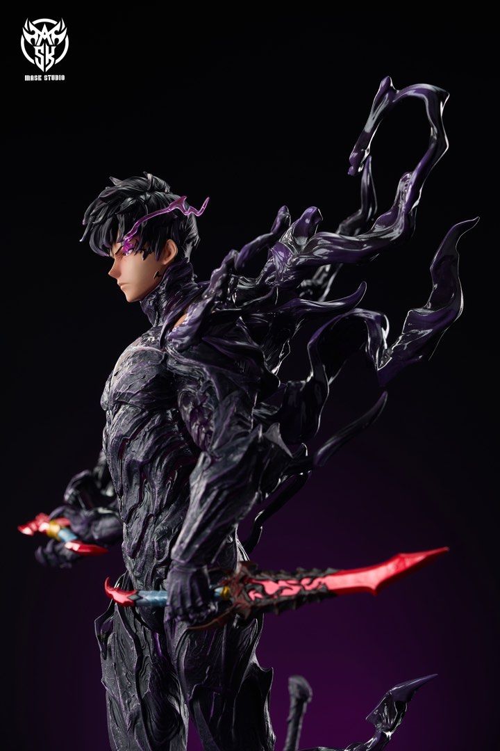 Sung Jinwoo Shadow Monarch GK Figure Mask Studio Solo Leveling on Carousell