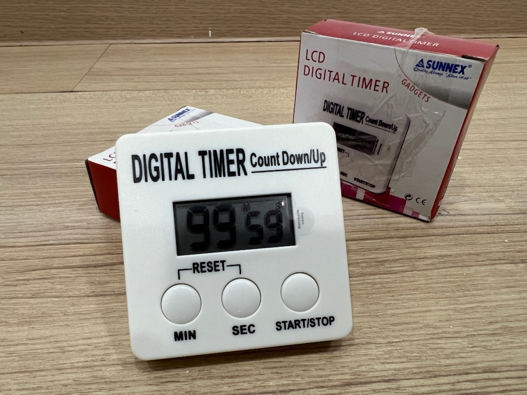 SUNNEX LCD Digital Timer, Count Down/Up, Furniture & Home Living ...