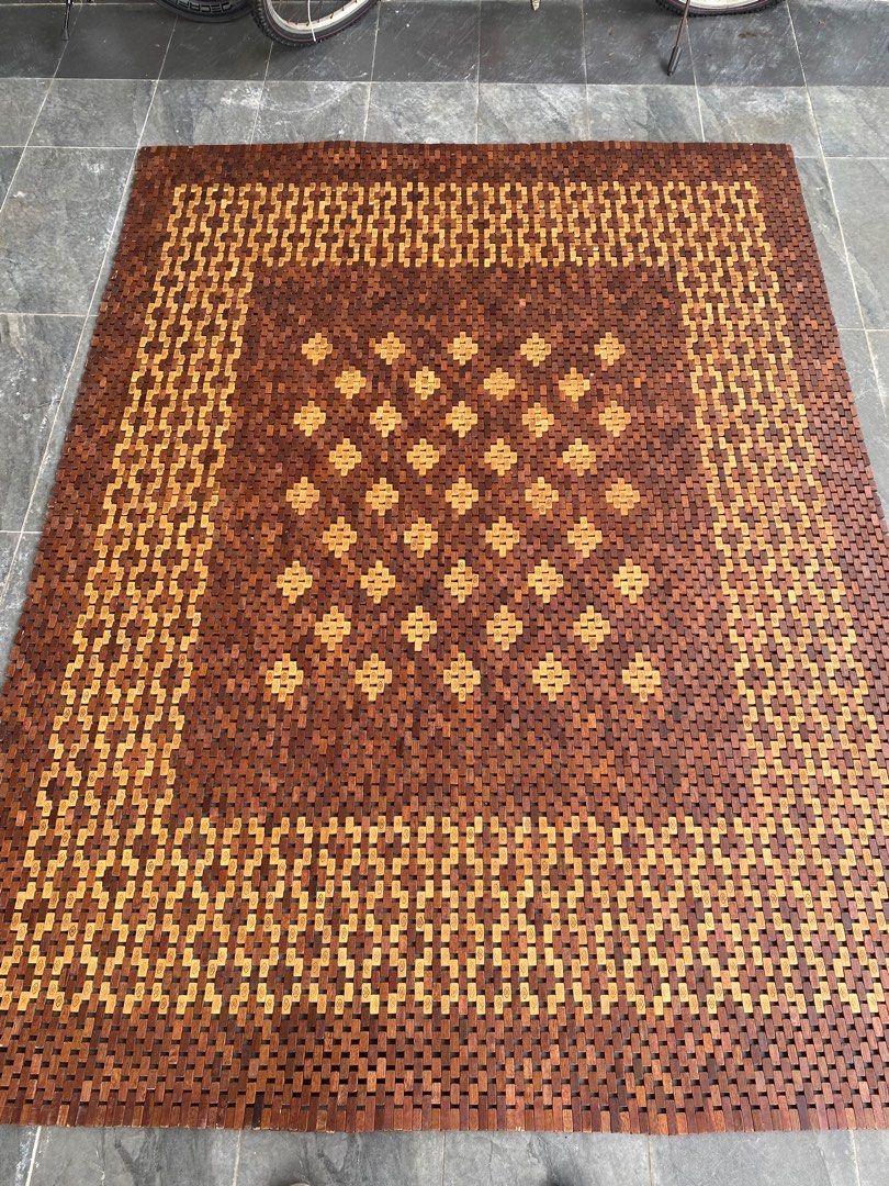 Tikar Kayu Sarawak, Furniture & Home Living, Home Decor, Carpets, Mats ...