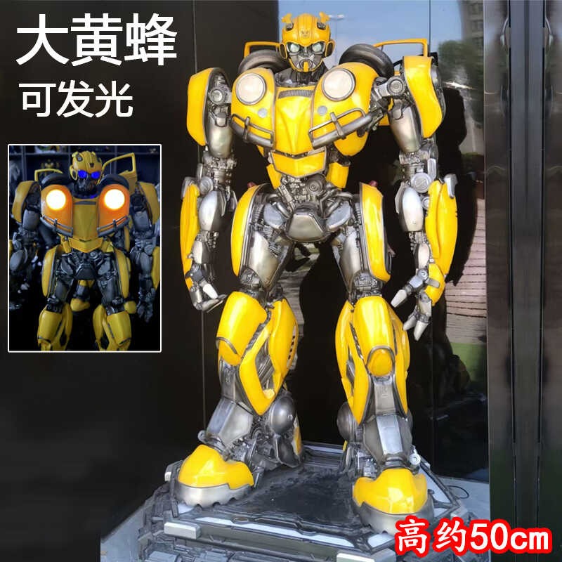 Transformer PVC Figure Bumblebee Movie Statue Optimus Primal Figure ...