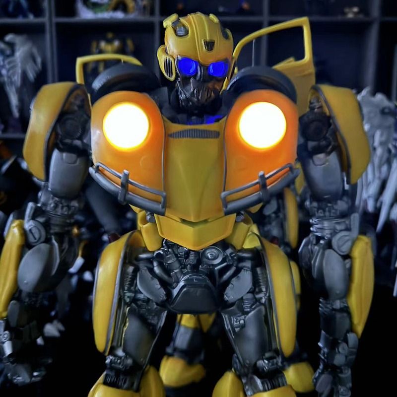 Transformer PVC Figure Bumblebee Movie Statue Optimus Primal Figure ...