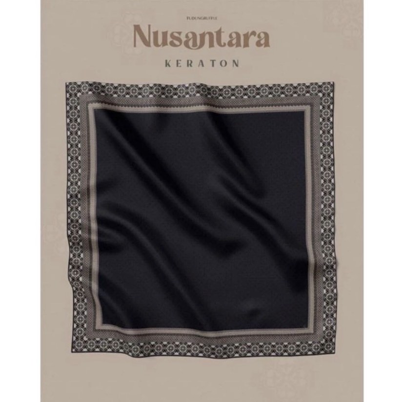 TUDUNG RUFFLE - NUSANTARA BLACK LABEL, Women's Fashion, Muslimah ...