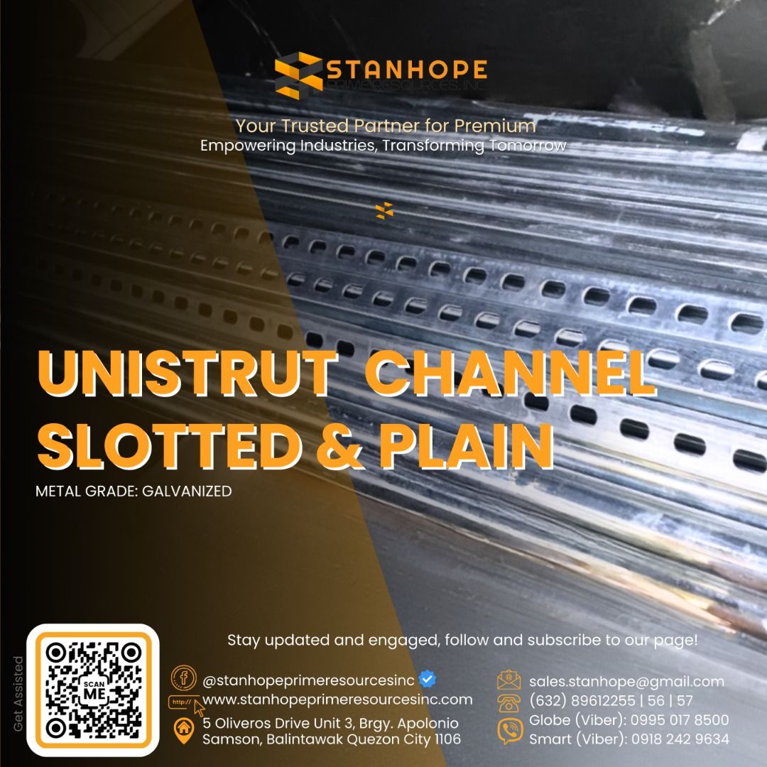 Unistrut Channel Slotted, Solid, Unistrut Clamp, Threaded Rod, Clevis ...