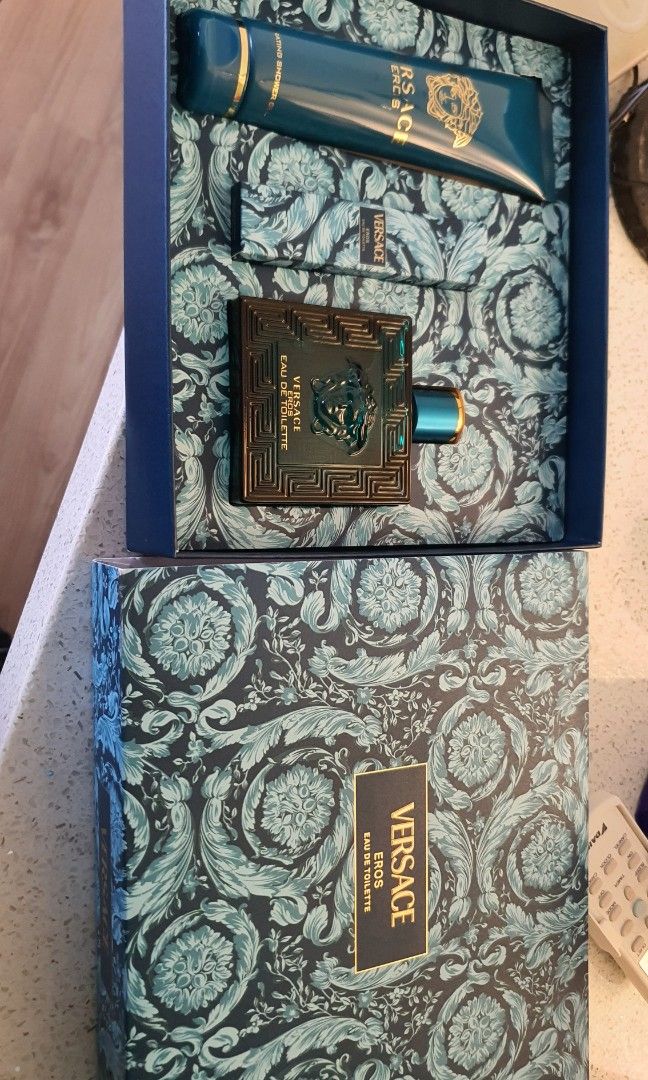 Versace eros gift set box NEW, Beauty & Personal Care, Fragrance ...