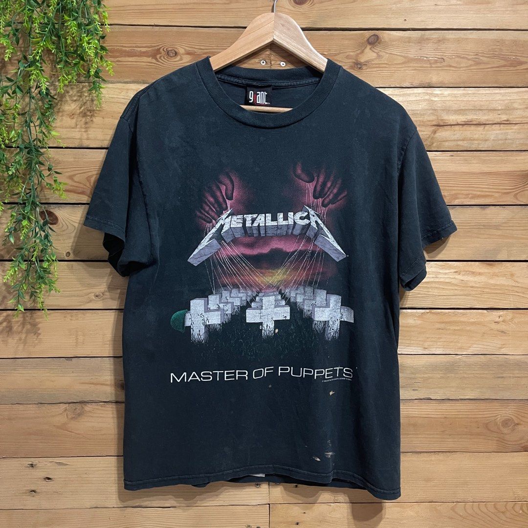 Vintage 90s 1994 Metallica Master of Puppet Giant Tag, Men's Fashion, Tops & Sets, Tshirts ...