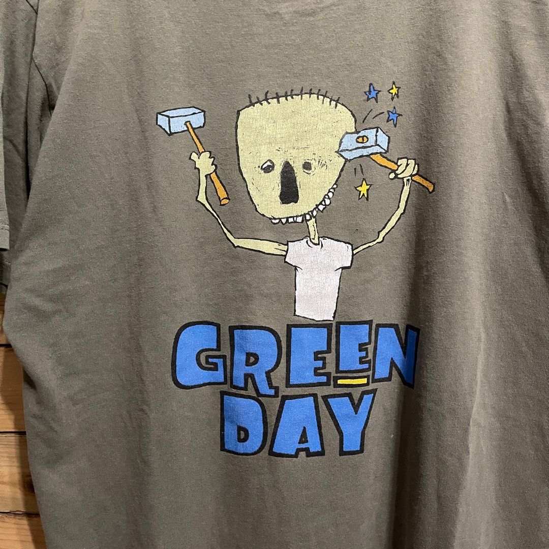 Vintage buy Giant 90s Distressed Green Day Vintage buy Giant 90s Distressed Green Day