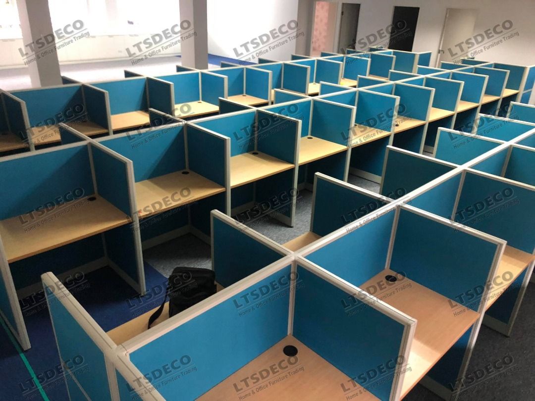 workstation modular table office partition furnitures, Furniture & Home ...