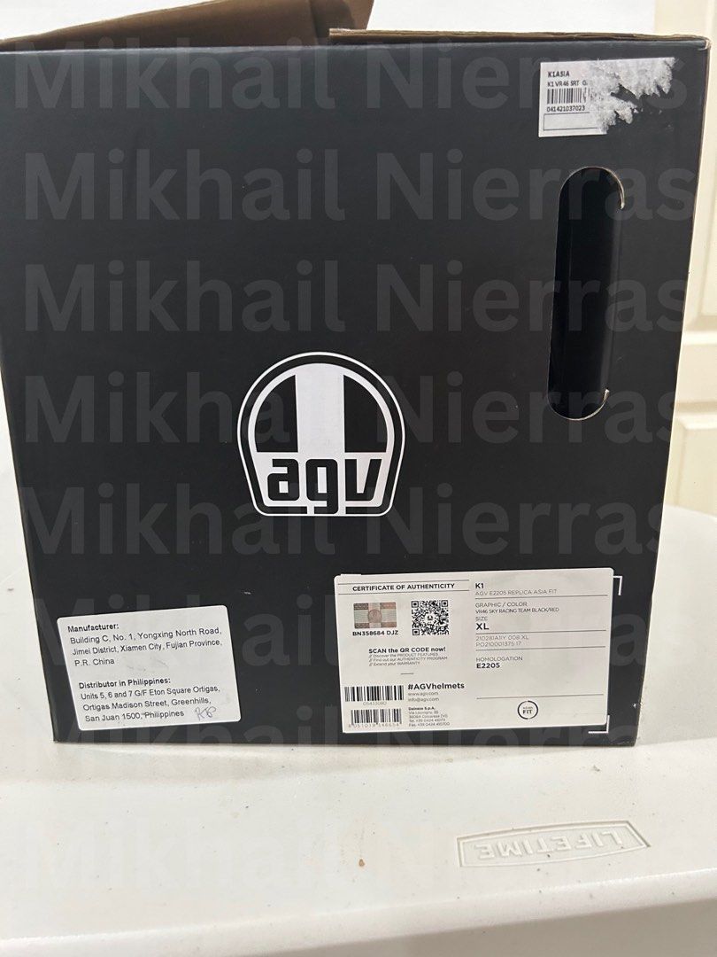 XL Full-Face Helmet AGV K1 S VR46 SKY RACING TEAM BLACK/ RED ...