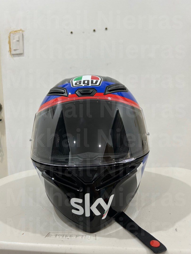 XL Full-Face Helmet AGV K1 S VR46 SKY RACING TEAM BLACK/ RED ...