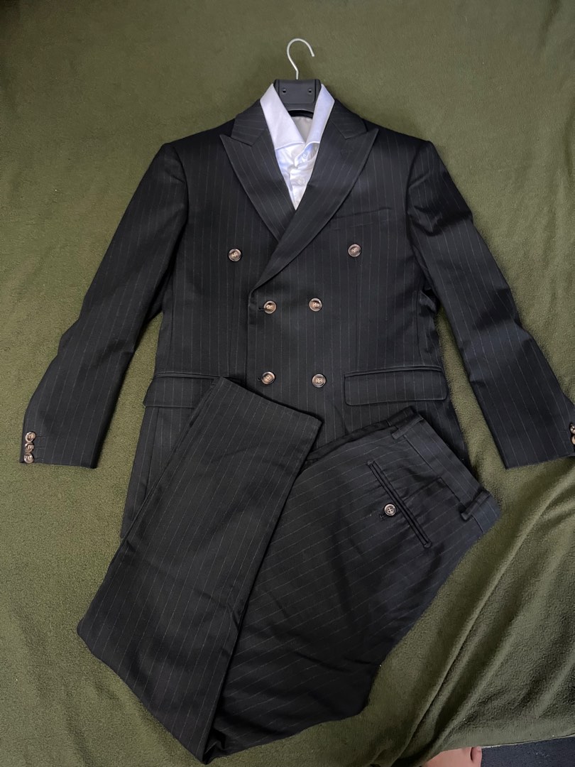 Zeve Double breasted suit complete with pants and white shirt, Men's ...