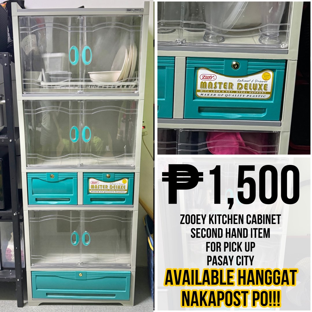 ZOOEY KITCHEN CABINET, Furniture & Home Living, Furniture, Shelves ...