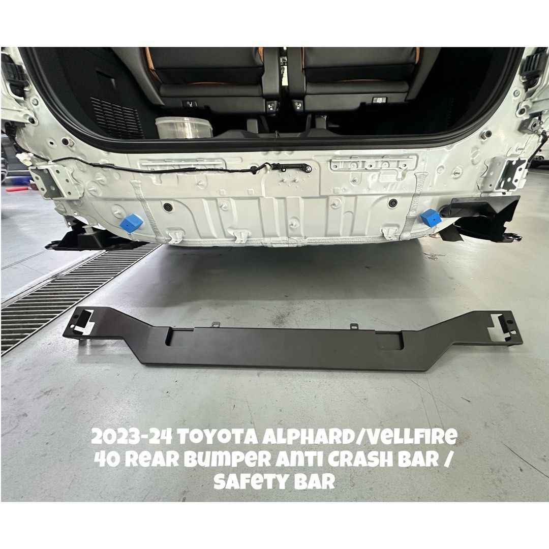 2023-24 Toyota Alphard/Vellfire Rear Bumper Anti Crash Bar/Safety Bar ...
