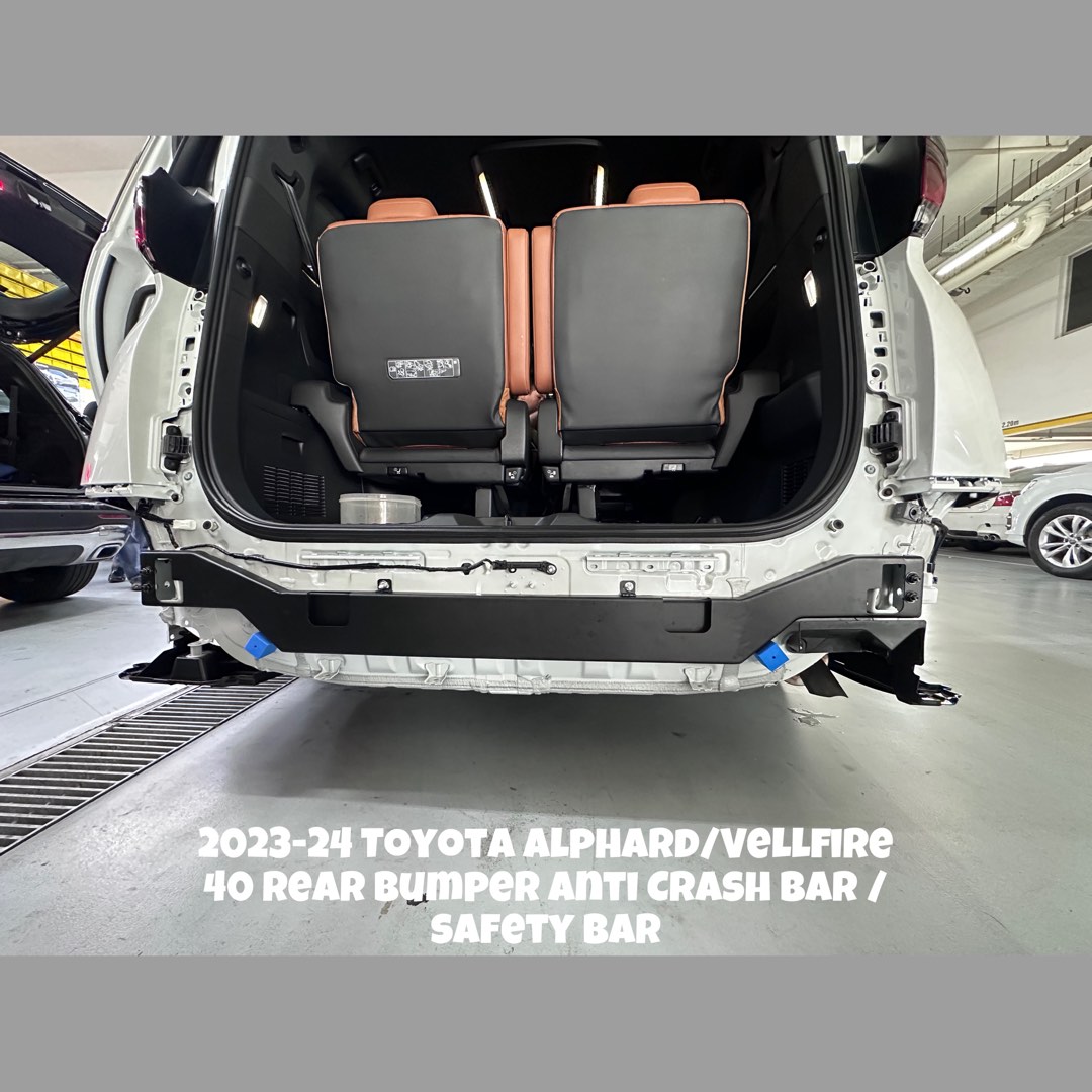 2023-24 Toyota Alphard/Vellfire Rear Bumper Anti Crash Bar/Safety Bar ...