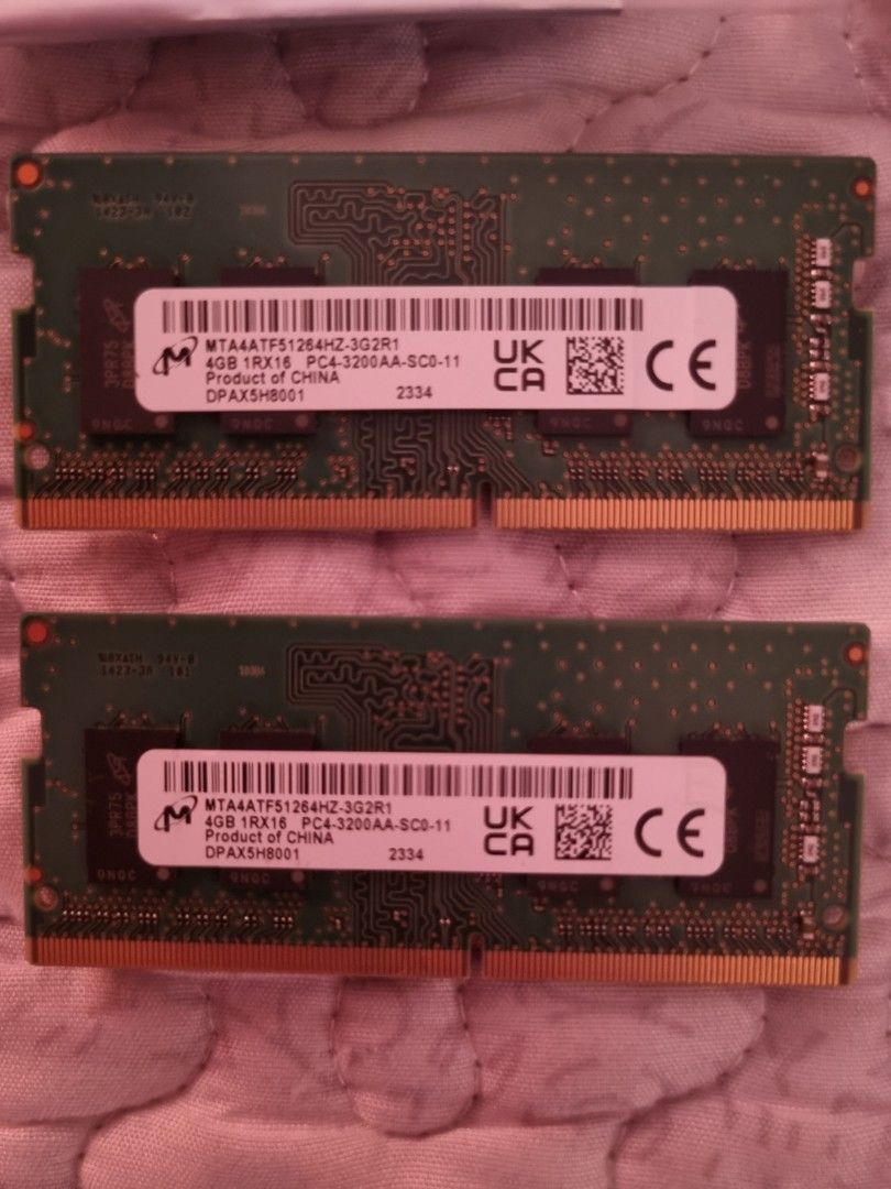 4GB DDR4 3200MHZ Notebook Ram, Computers & Tech, Parts & Accessories ...