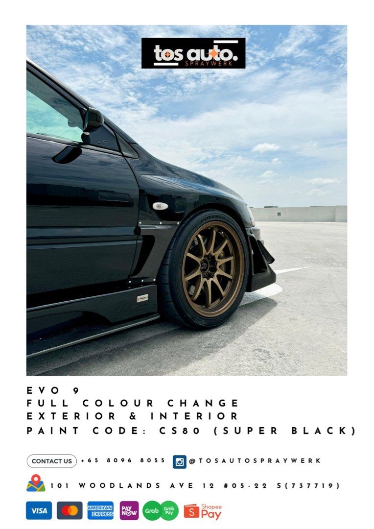 🚗 Mitsubishi Evo 9 🖤 Full Colour Change! 🔥 Free ceramic coating ...