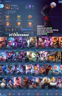 MOBILE LEGEND / MLBB ACCOUNT KOF CHOU, Video Gaming, Video Games ...