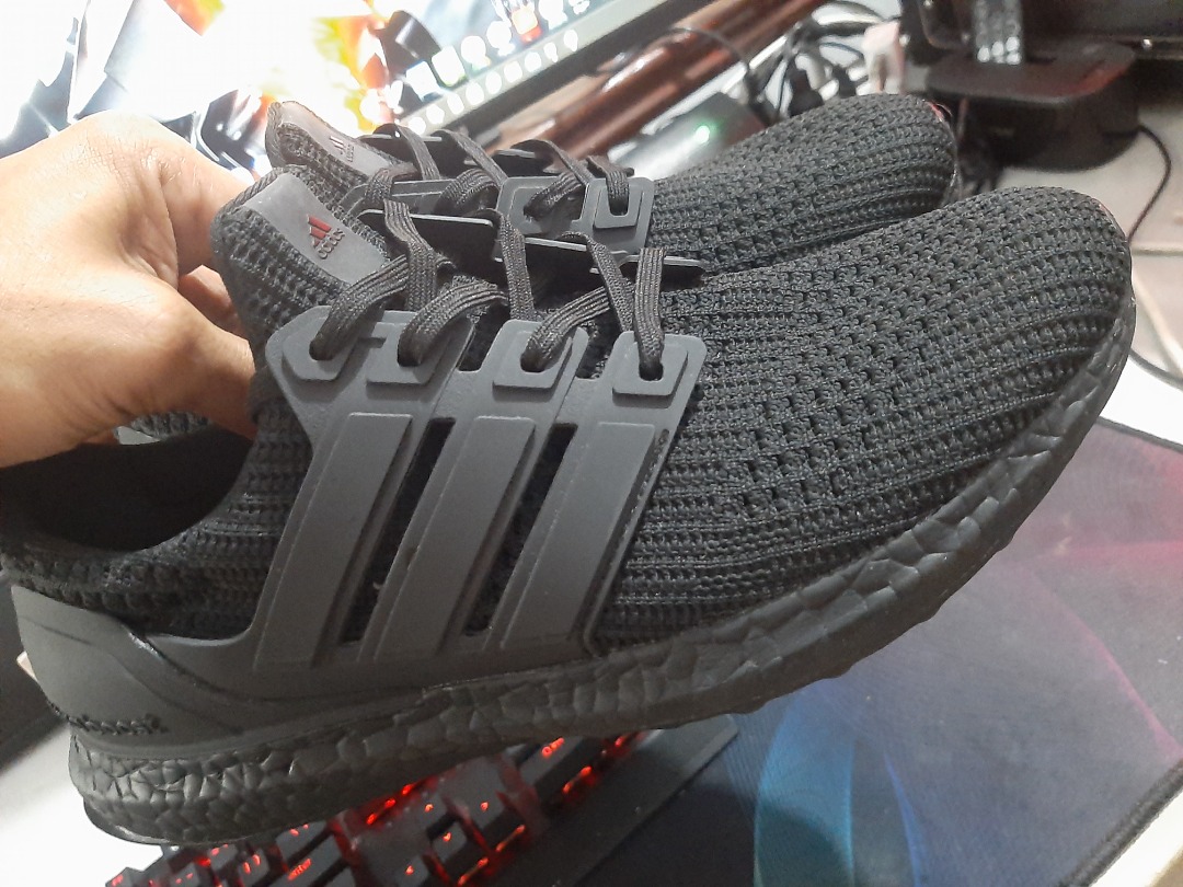Adidas Ultraboost 1.0 Triple Black Continental Sole, Men's Fashion ...
