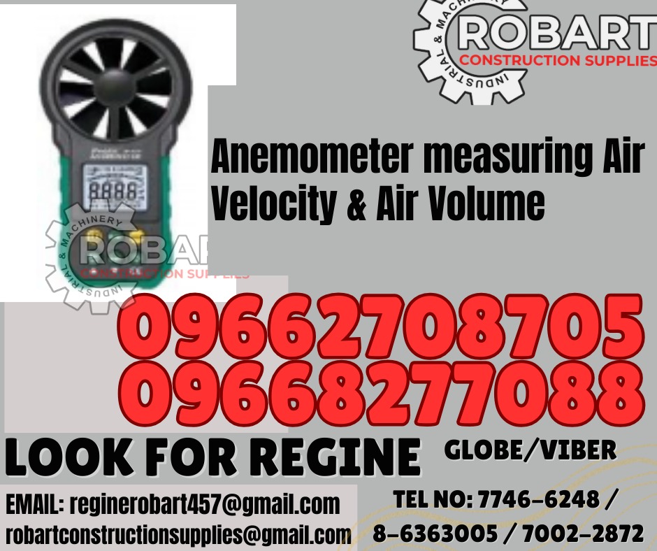 Anemometer measuring Air Velocity & Air Volume, Commercial & Industrial ...