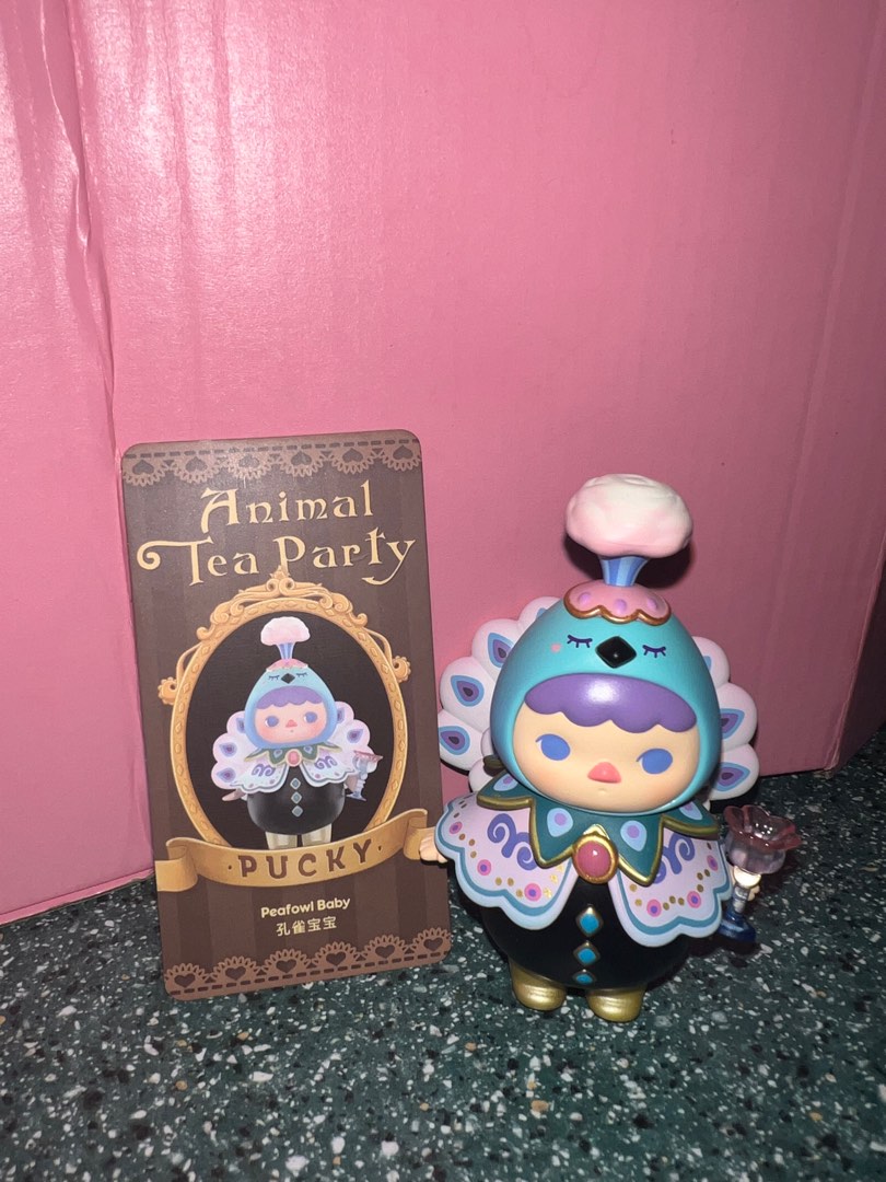 Animal Tea Party Pucky Popmart - Peafowl Baby, Hobbies & Toys, Toys ...