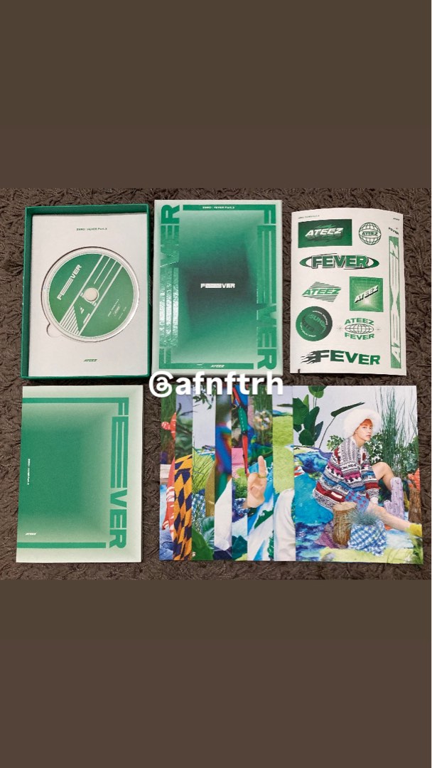 ATEEZ Fever Album, Hobbies & Toys, Collectibles & Memorabilia, K-Wave ...