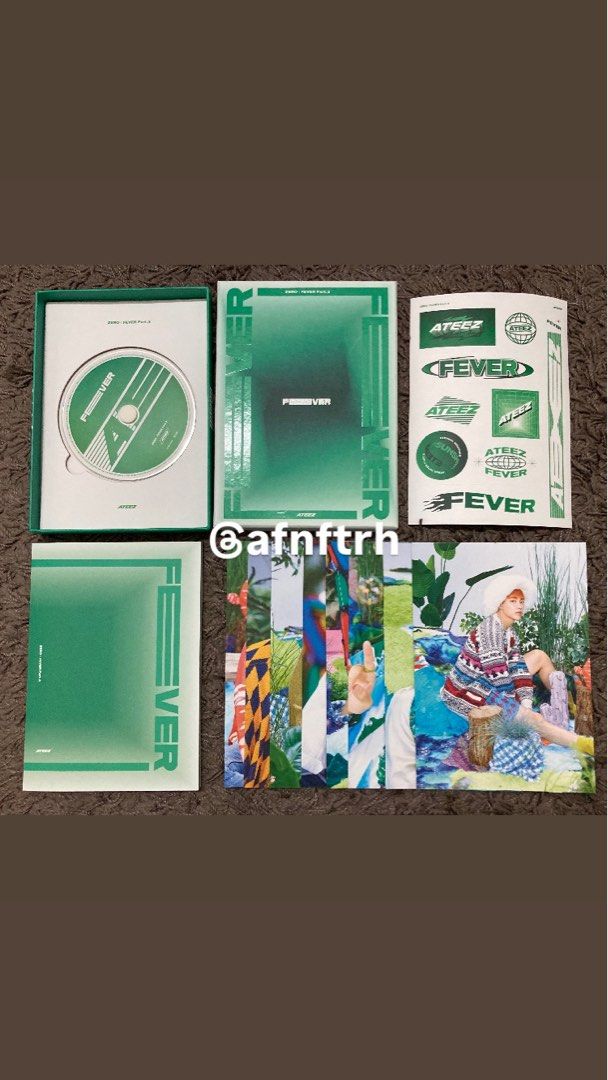 ATEEZ Fever Album, Hobbies & Toys, Collectibles & Memorabilia, K-Wave ...