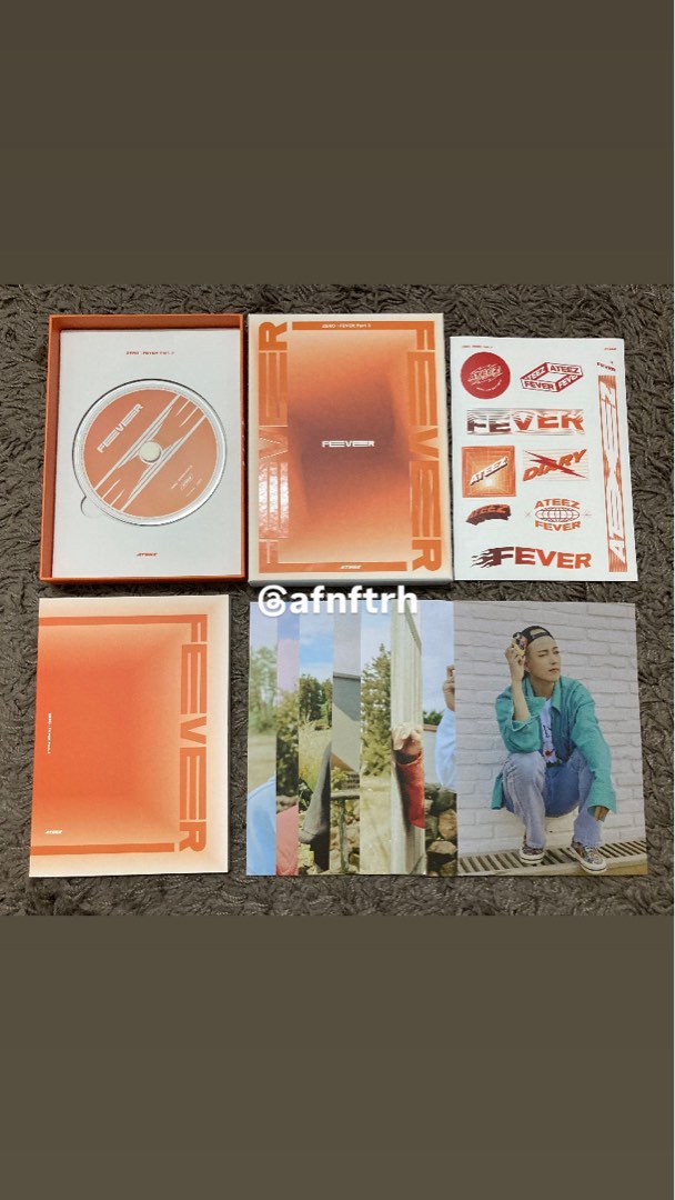 ATEEZ Fever Album, Hobbies & Toys, Collectibles & Memorabilia, K-Wave ...