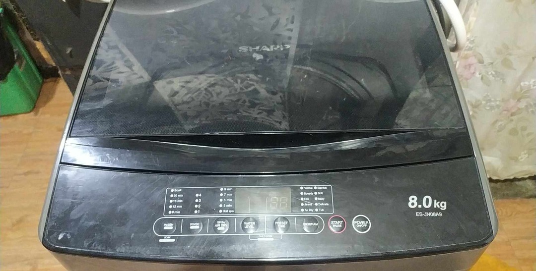 Automatic Washing Machine (Sharp ES-JN08A9 8kg), TV & Home Appliances ...