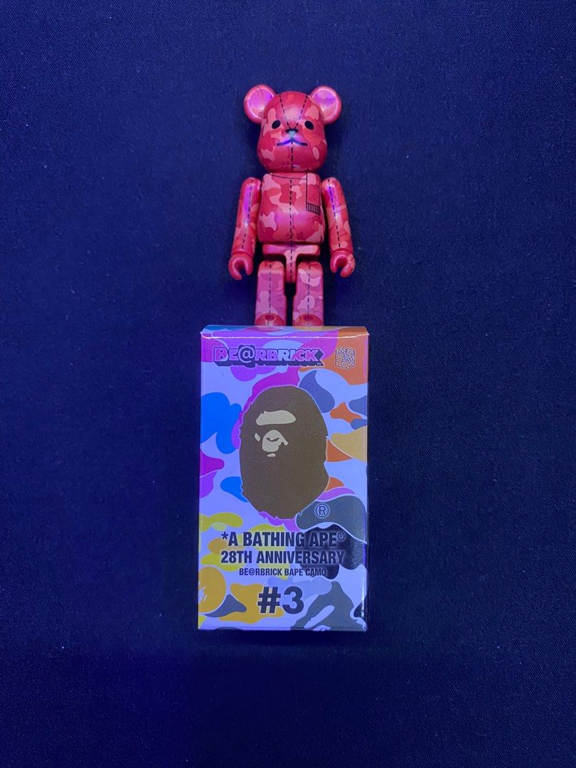 Bape x bearbrick 100%, Hobbies & Toys, Toys & Games on Carousell