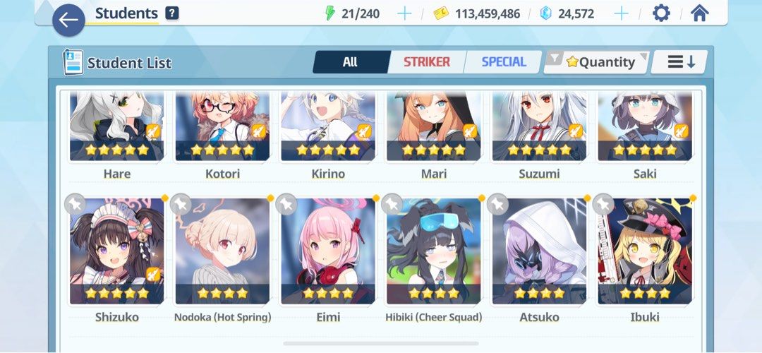 Blue Archive Max Level/Whale Account on Carousell