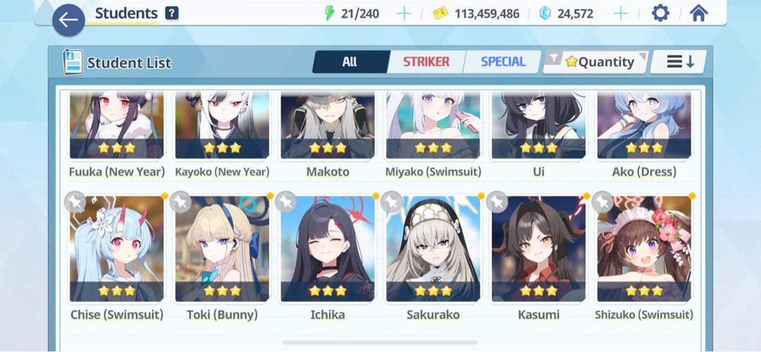 Blue Archive Max Level/Whale Account on Carousell