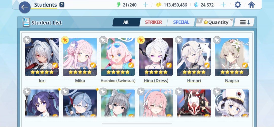 Blue Archive Max Level/Whale Account on Carousell
