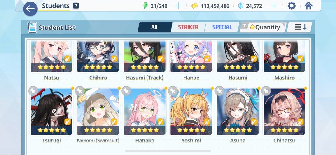 Blue Archive Max Level/Whale Account on Carousell