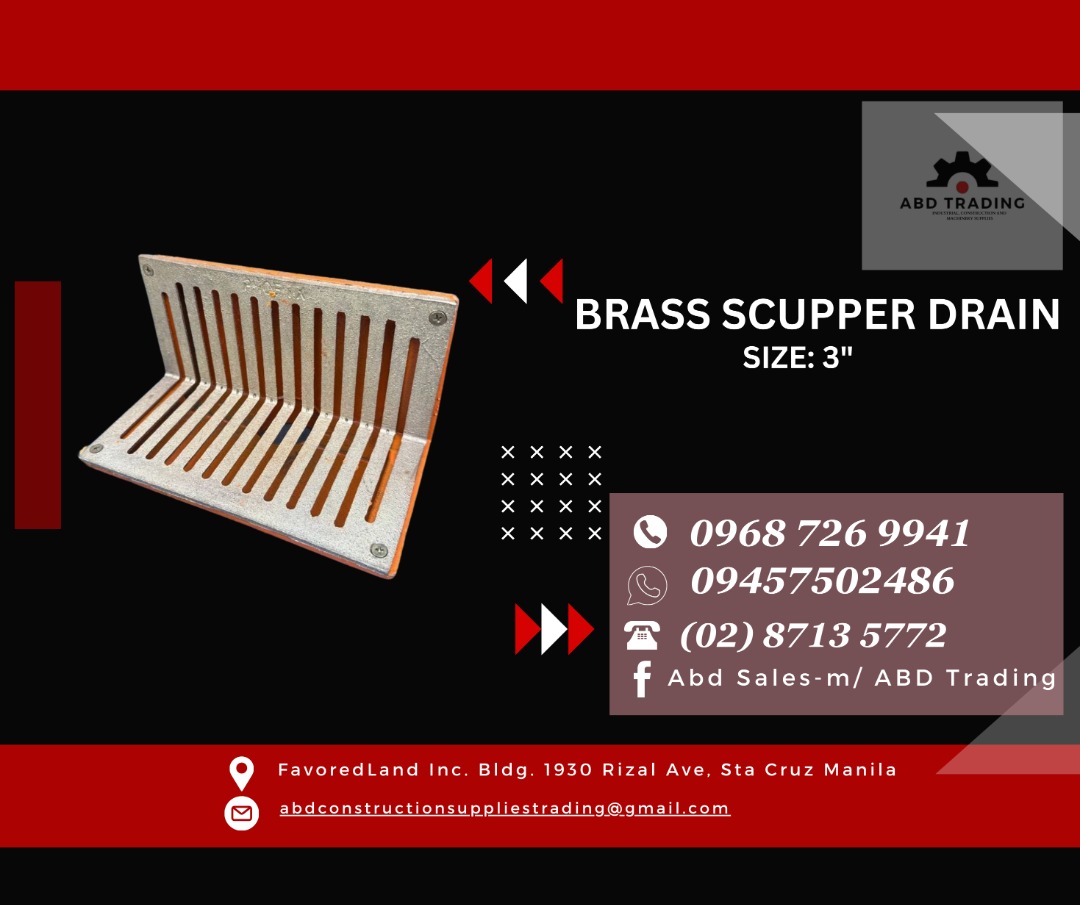 BRASS SCUPPER DRAIN, Commercial & Industrial, Construction Tools ...