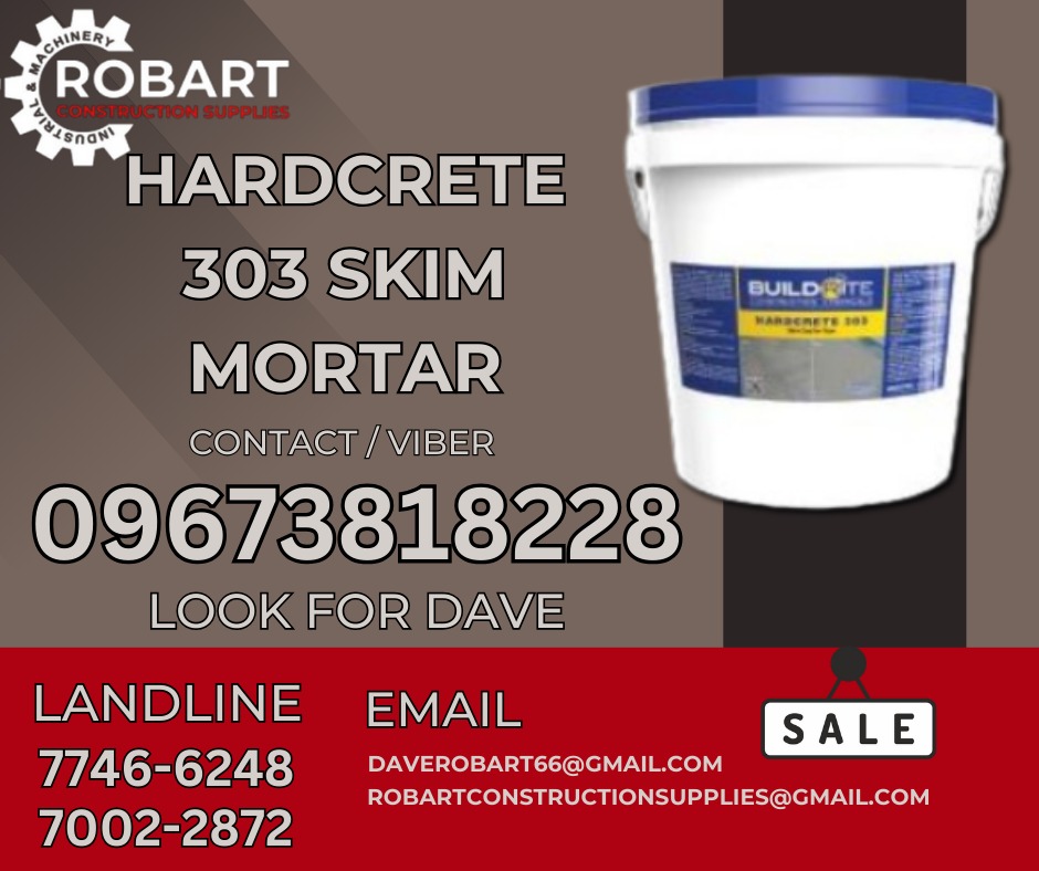 BUILDRITE 303 SKIM MORTAR, Commercial & Industrial, Industrial ...