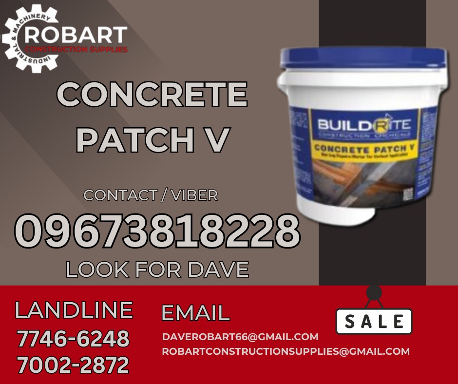 BUILDRITE CONCRETE PATCH V, Commercial & Industrial, Industrial ...