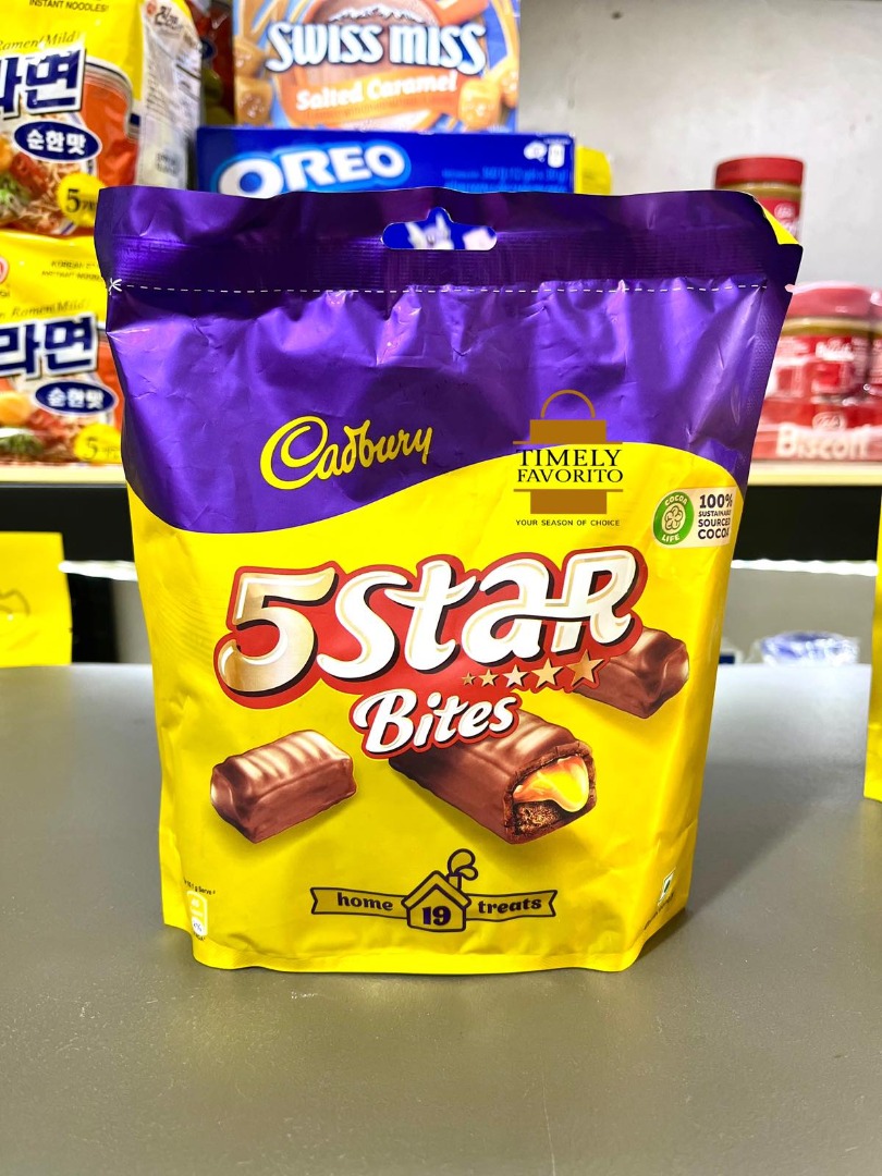 Cadbury 5 Star Bites Chocolate (Imported from Singapore), Food & Drinks ...