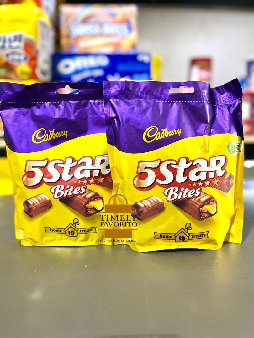 Cadbury 5 Star Bites Chocolate (Imported from Singapore), Food & Drinks ...