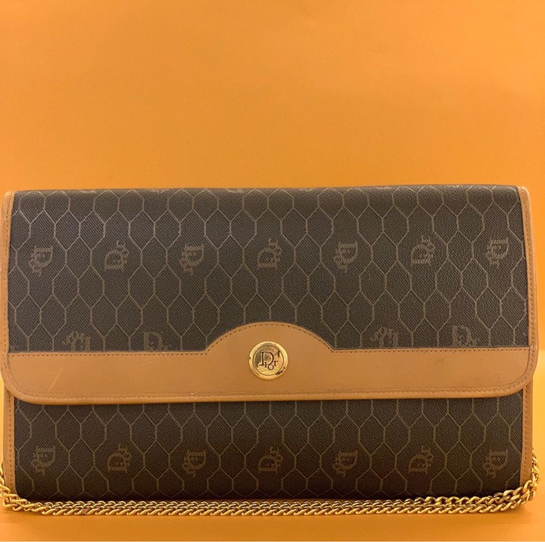 Christian Dior Honeycomb Shoulder Bag with Authenticity Certificate ...