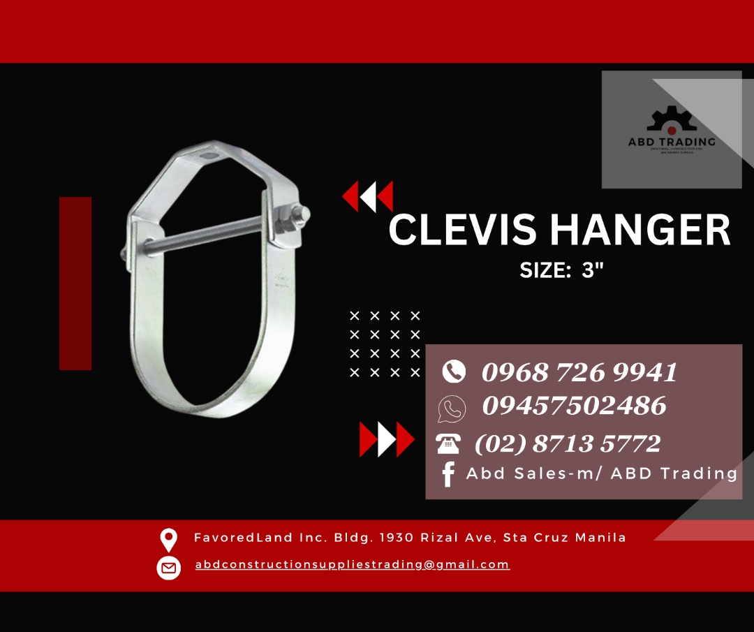 CLEVIS HANGER, Commercial & Industrial, Construction Tools & Equipment ...