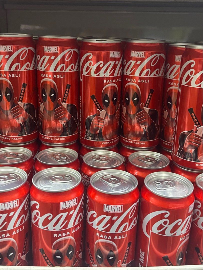Coca Cola X Deadpool, Food & Drinks, Beverages on Carousell