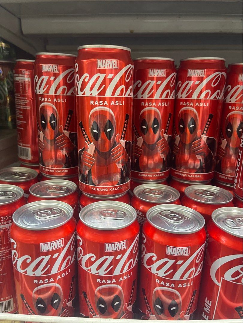 Coca Cola X Deadpool, Food & Drinks, Beverages on Carousell