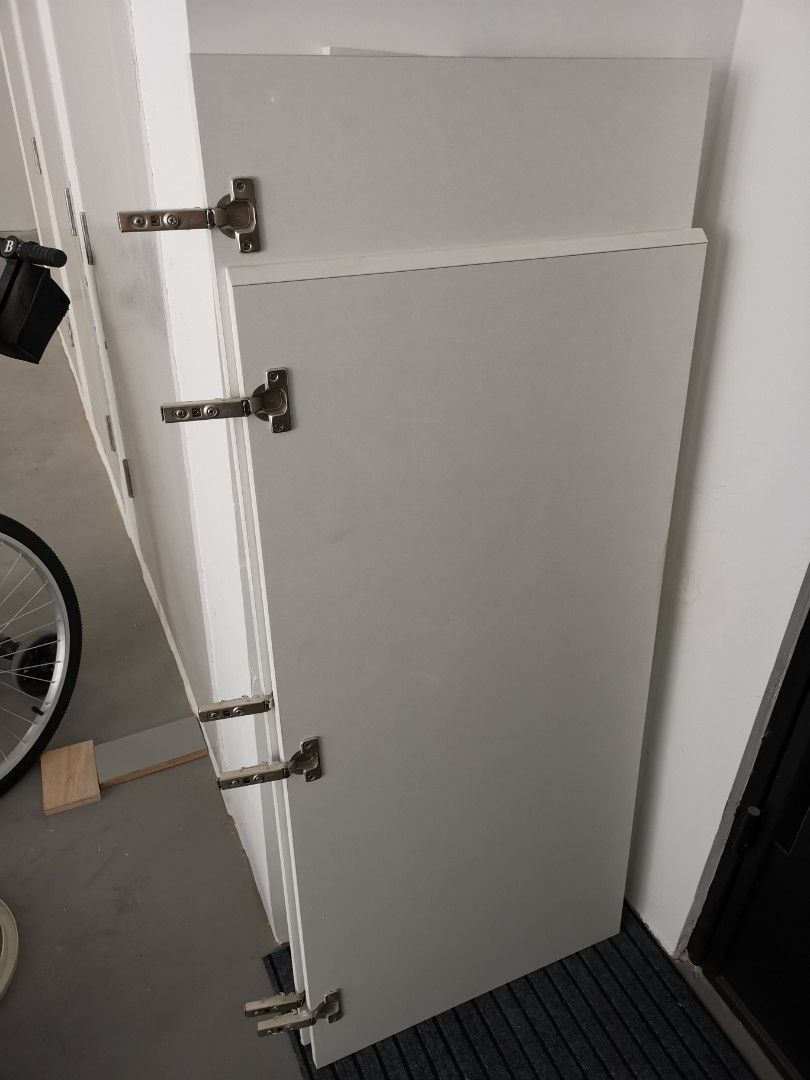 DB box cabinet doors HDB BTO, Furniture & Home Living, Furniture ...